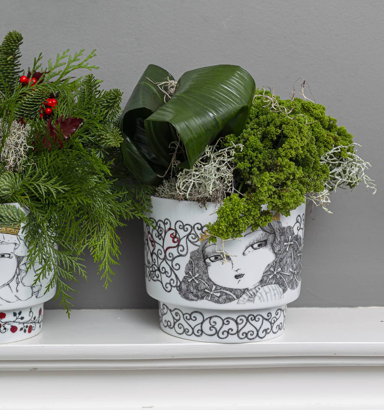 Florero Rainha Inês de Castro Rainhas de Portugal | Vista Alegre