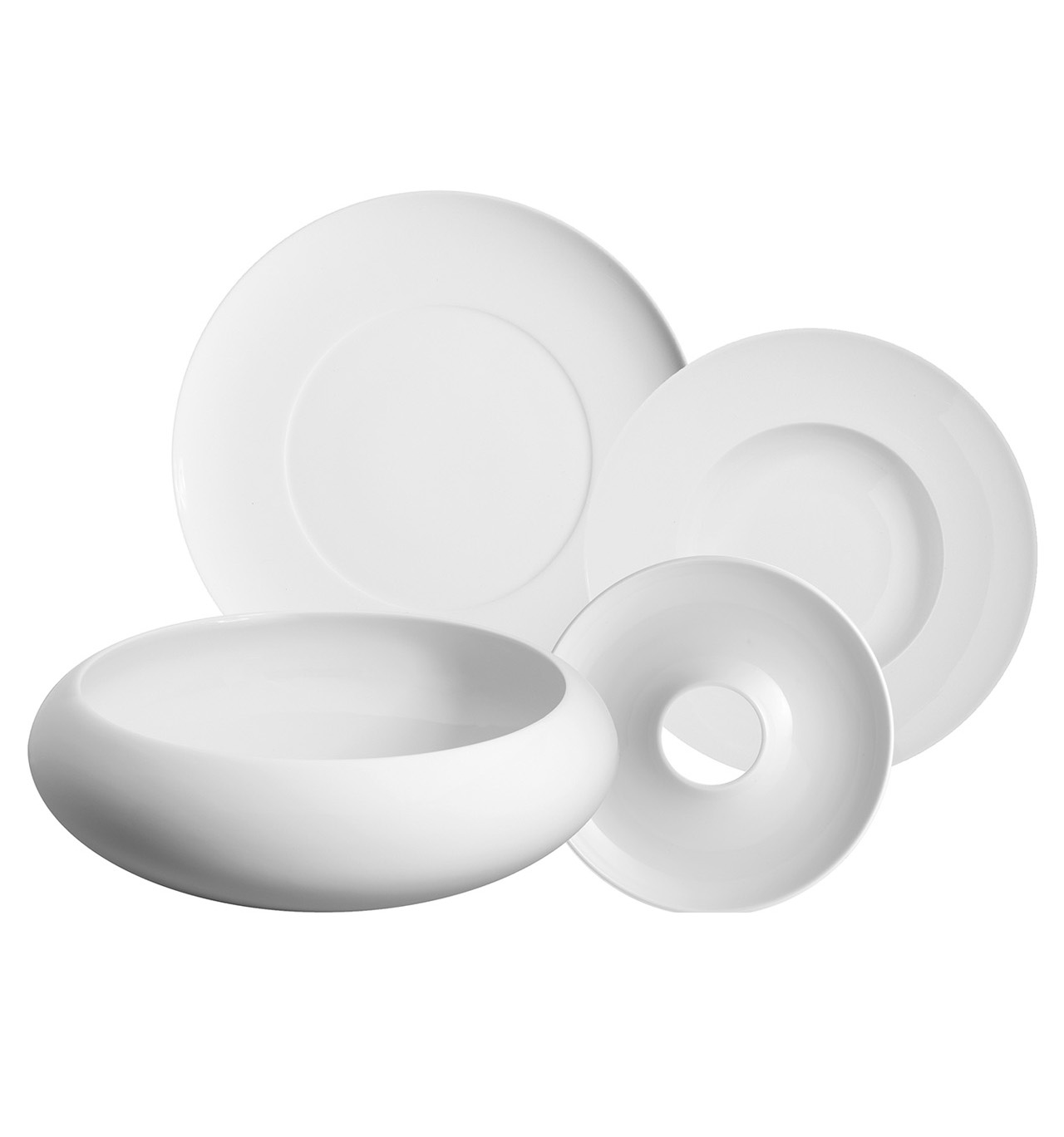 56 Piece Dinner Set Domo White | Vista Alegre
